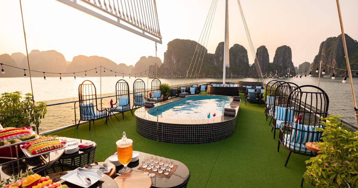 [Rute 2] Tur Sehari Teluk Ha Long dengan Sunlight Grand Cruise Bintang 5 - Klook Indonesia
